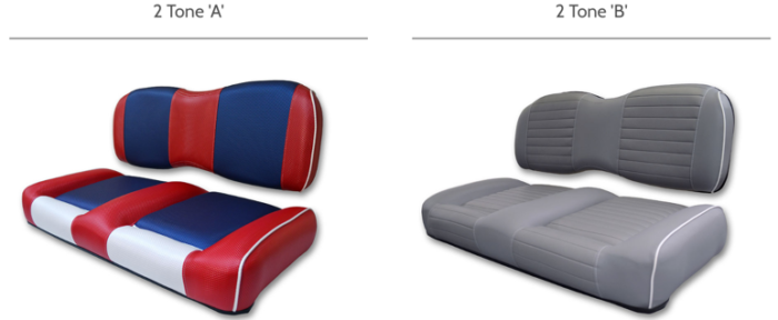Lazy Life Seats + Covers Review: Custom Seat Designs for your Golf Cart ...
