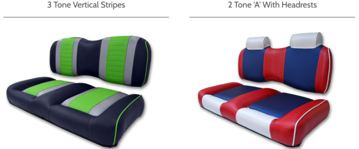 Lazy Life Seats + Covers Review: Custom Seat Designs for your Golf Cart ...
