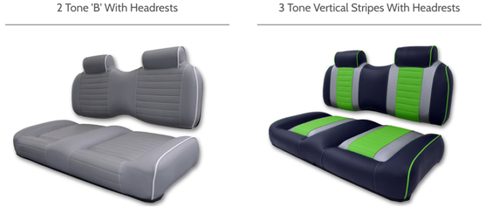 Lazy Life Seats + Covers Review: Custom Seat Designs for your Golf Cart ...