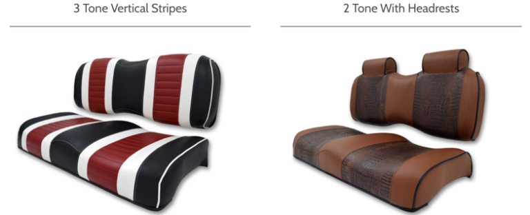 Lazy Life Seats + Covers Review: Custom Seat Designs for your Golf Cart ...