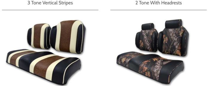 Lazy Life Seats + Covers Review: Custom Seat Designs for your Golf Cart ...